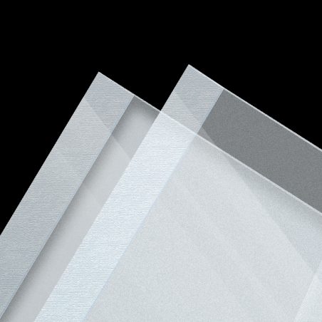 PMMA Coulé Incolore Dual Satin Altuglas® ep 10mm résistant